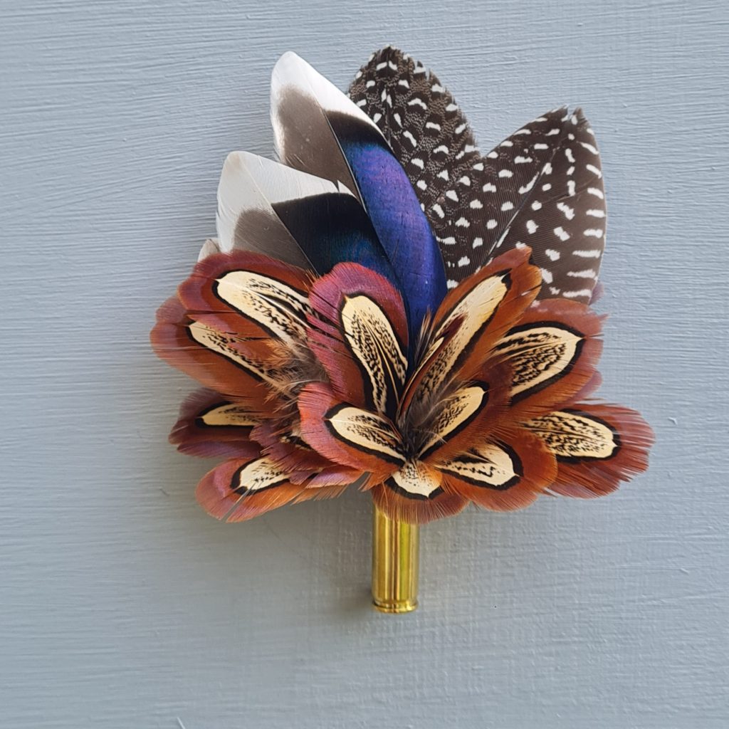 Mixed Combo Feather Hat Pin / Lapel Pin / Brooch – Wendy Goode Designs