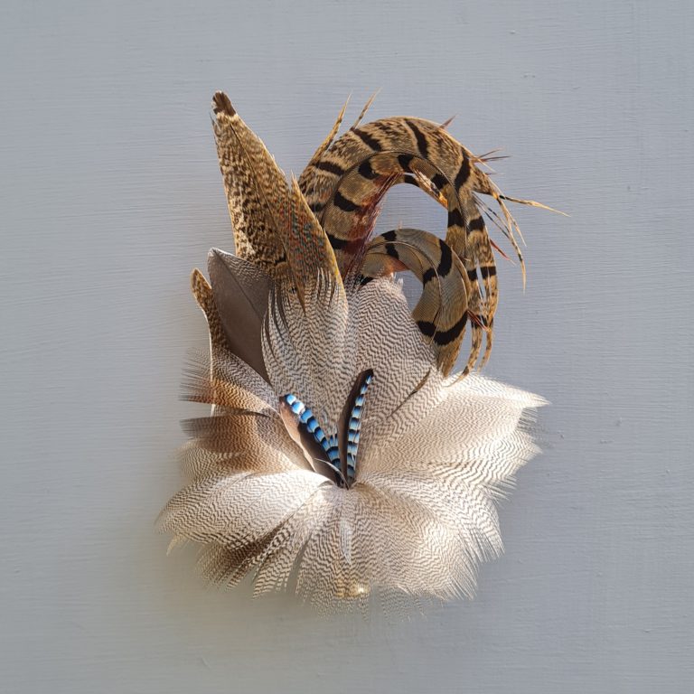 Large Peacock Blue Feather Hat Pin – Wendy Goode Designs