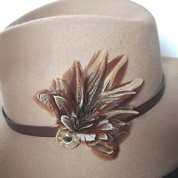 All Pheasant Feather Hat Pin / Brooch / Lapel Pin – Wendy Goode Designs